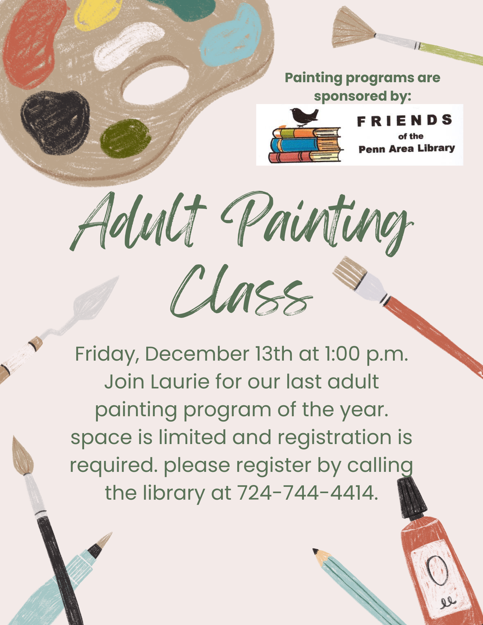 Adult Programming – Penn Area Library