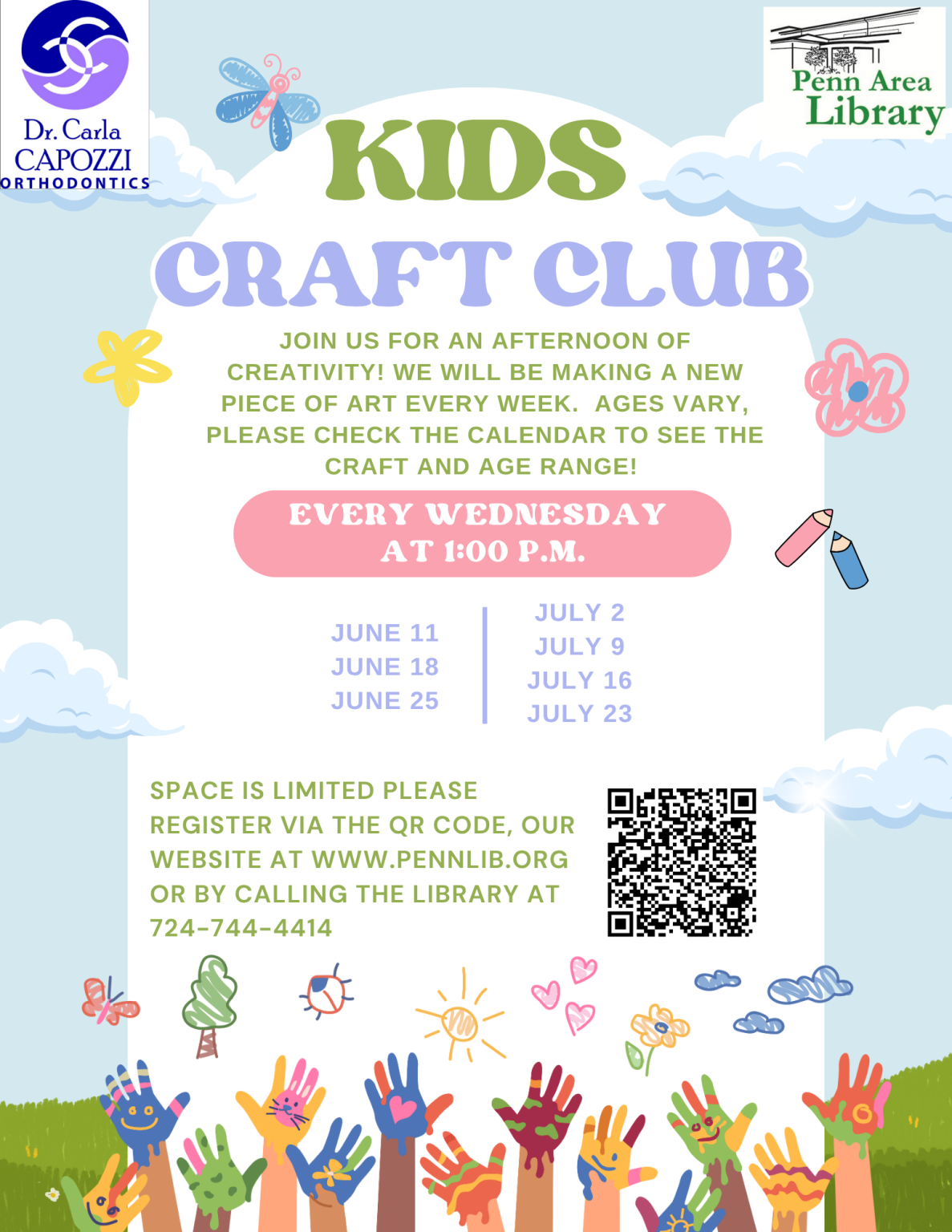 Kids Craft Club – Penn Area Library